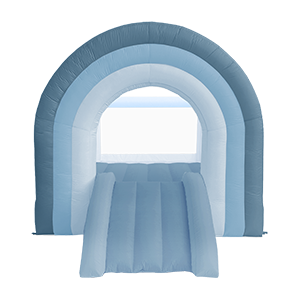 The Mini White Neutral Bounce House | The Happy Bounce Company